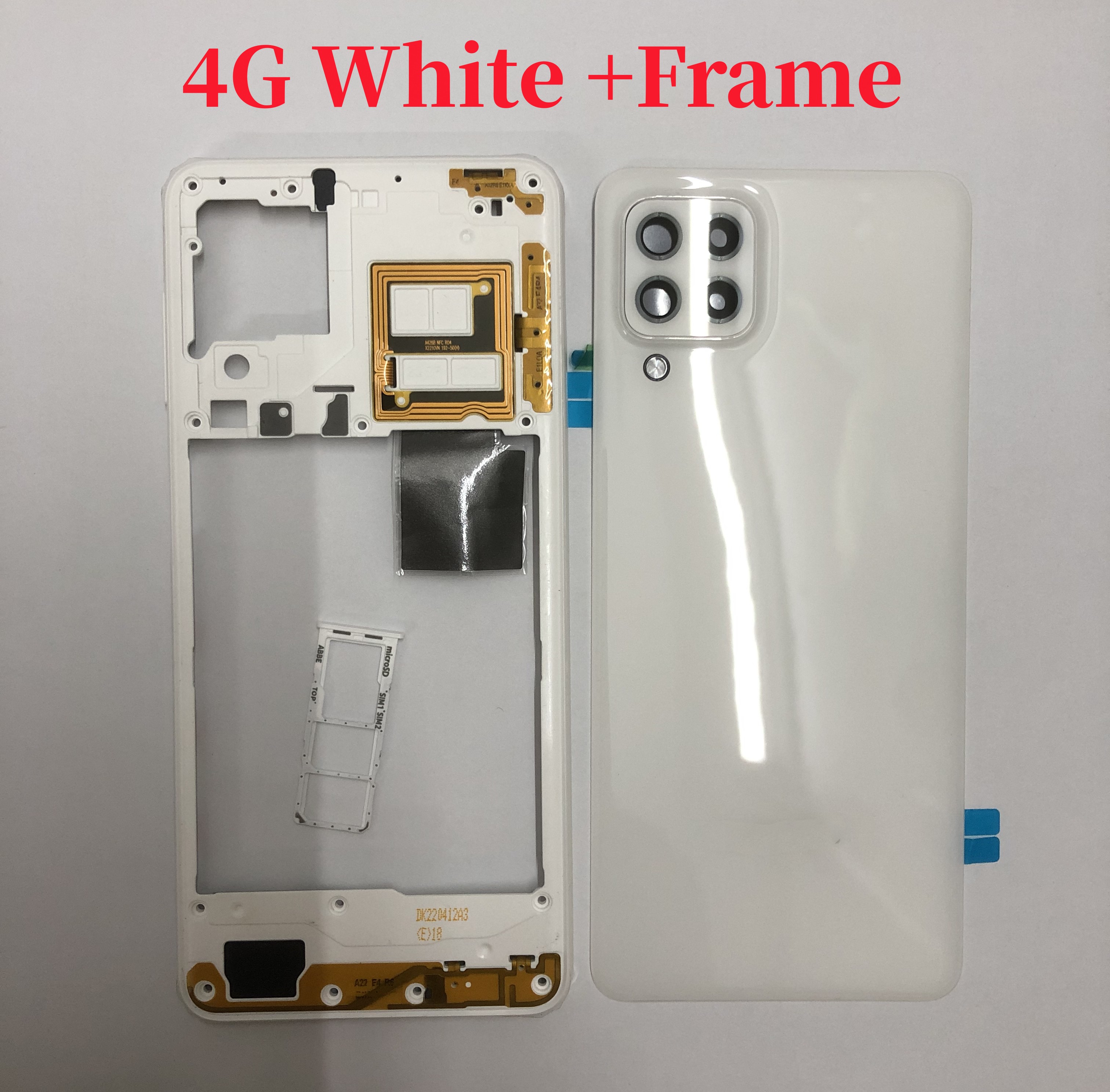 For Samsung Galaxy A22 4G 5G Battery Cover Door Rear Housing ...