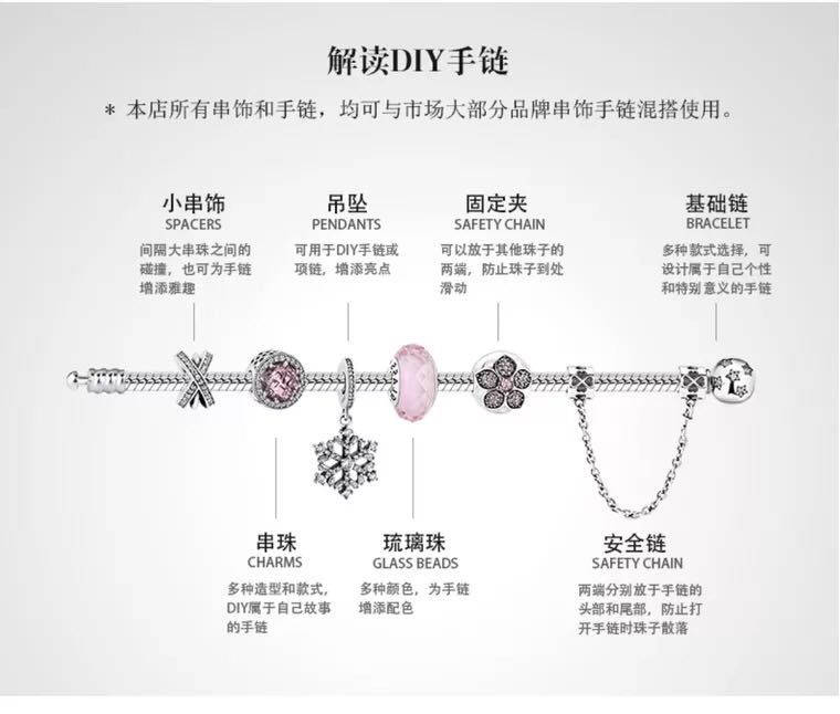 925 sterling silver Glittering Sunset Murano Glass Charm fit pandora bracelet women fashion DIY ...