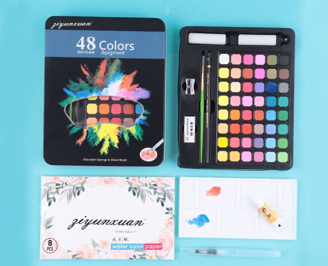 (48 Colors) Watercolor Painting Set | Lazada Singapore
