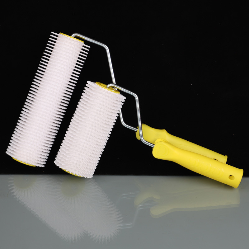 1PC 15/22CM Defoaming Drum Brush Spike Roller Latex Floor Self Compound ...