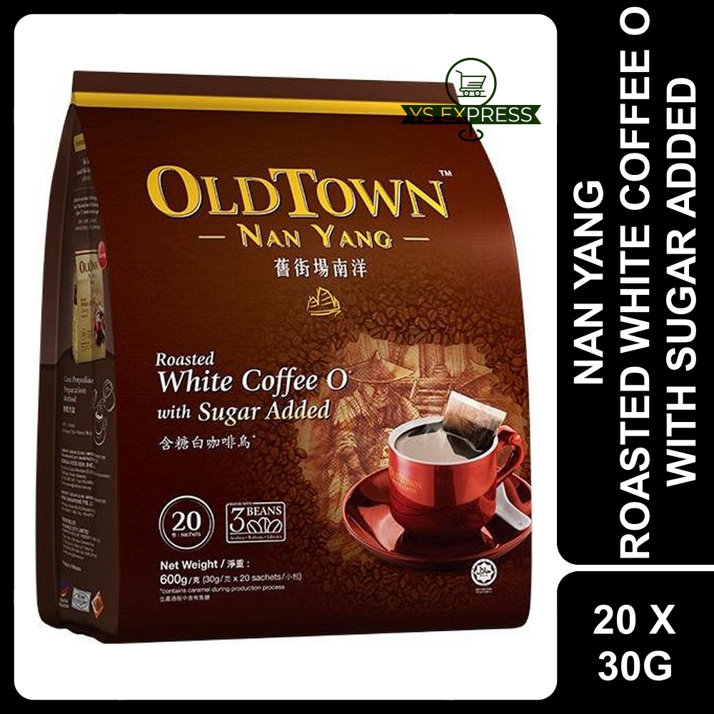 OLD TOWN Nan Yang Roasted White Coffee O with Sugar Added 20 X 30G ...