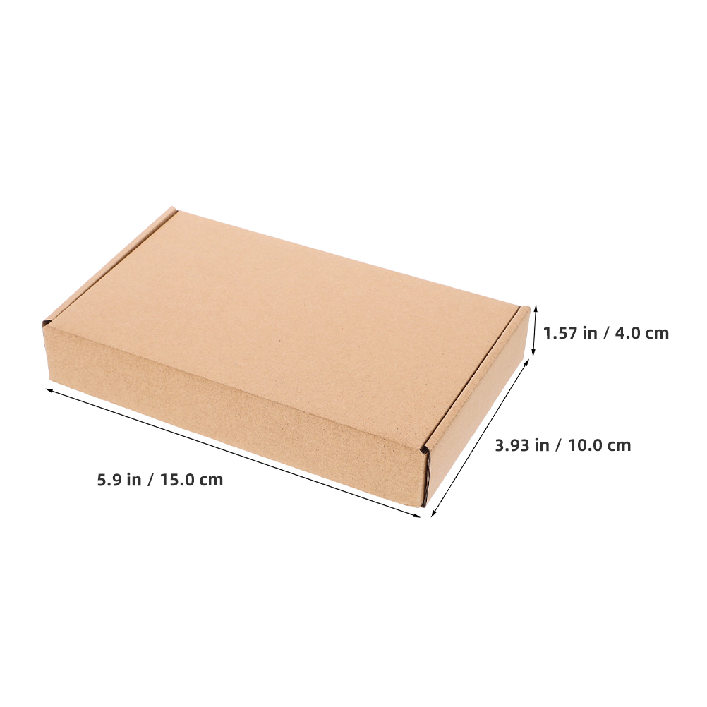 10 Pcs Carton Small Business Shipping Boxes Kraft Paper Cardboard ...