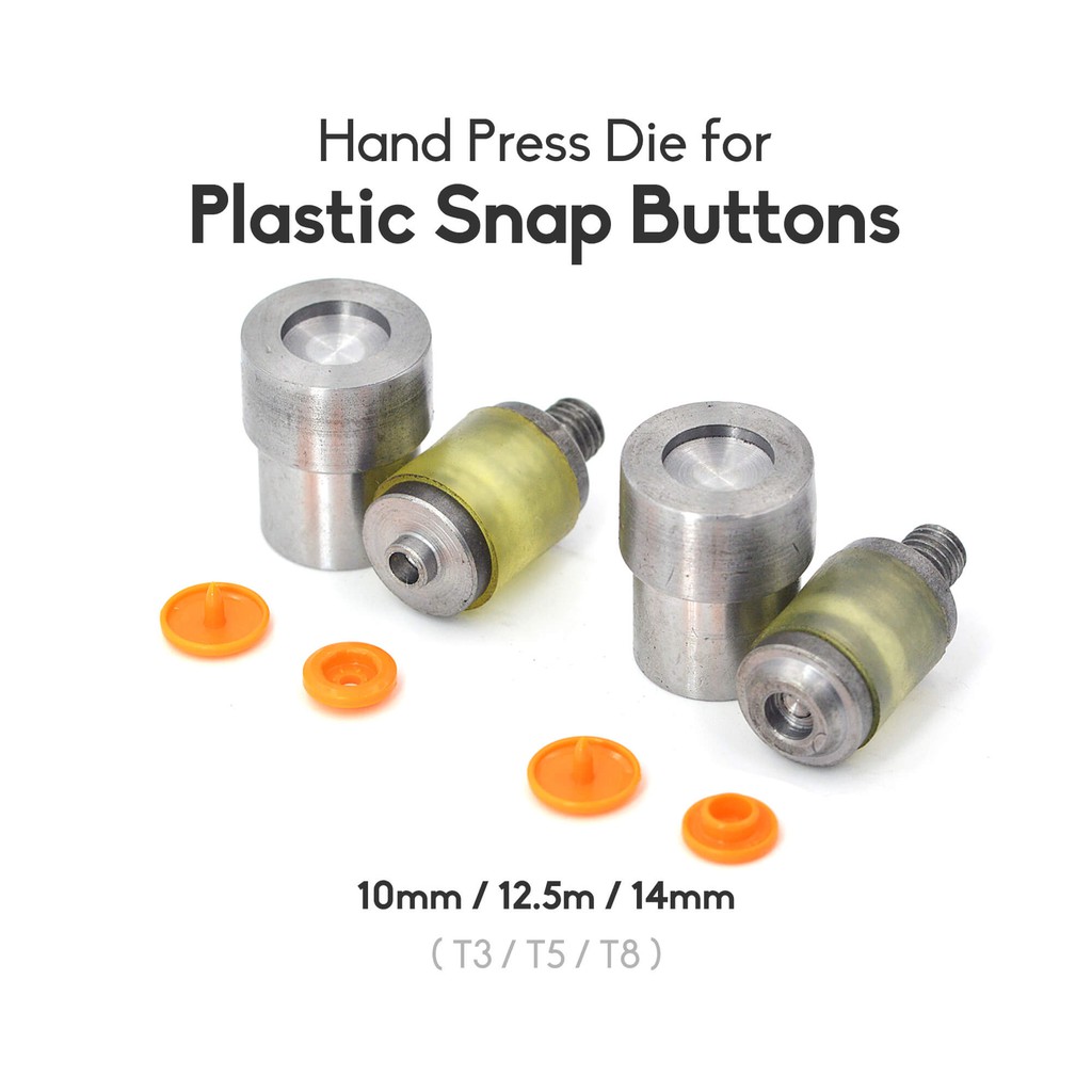 Hand Press Die for Plastic Snap Fasteners Setting Tools for Press Studs ...
