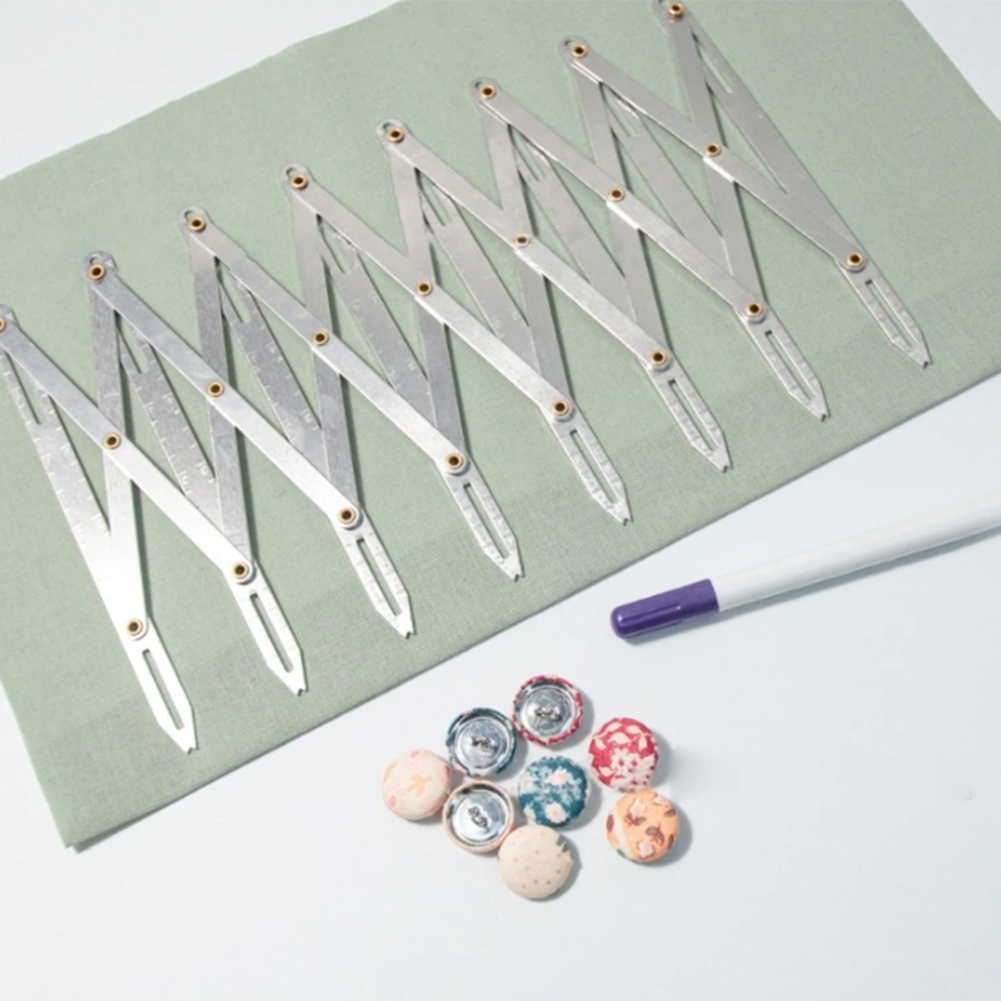 Sewing Gauge Adjustable Expanding Sewing Gauge for Buttons Pleats DIY ...