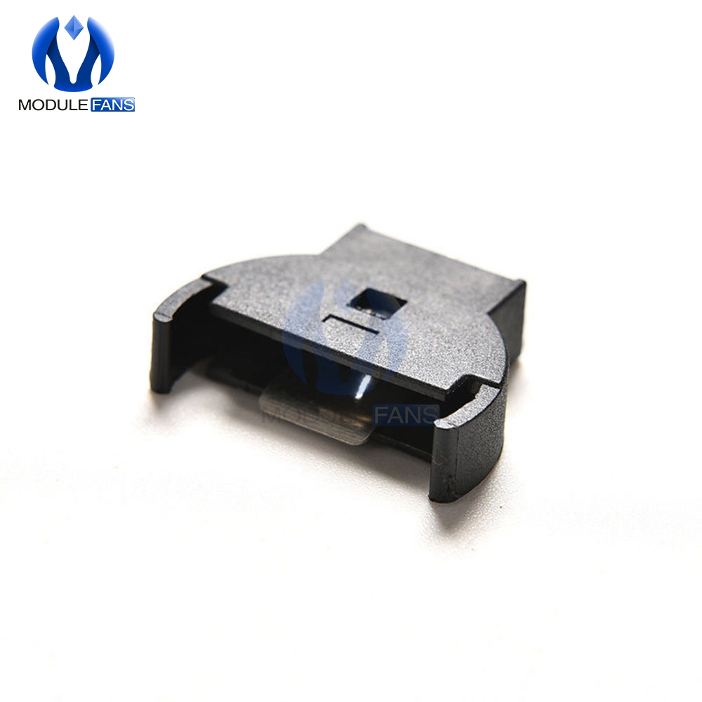 10Pcs 3V CR2032 2032 Lithium Battery Holder Case Box CR 2032 2025 Half ...