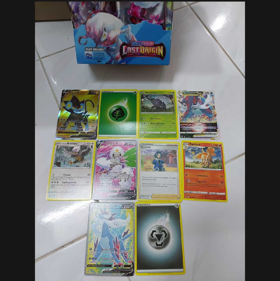 Pokémon Metal Box Card Set Up to 30 Cards with Shiny Card Inside | Daraz.pk