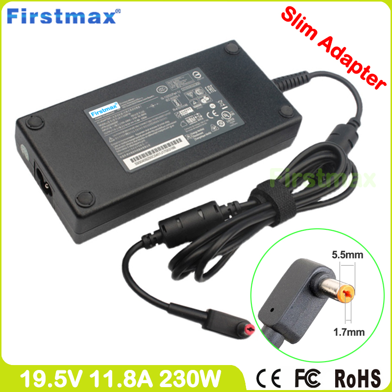 230W Laptop Power Adapter 19.5V 11.8A AC Charger for Acer Predator ...