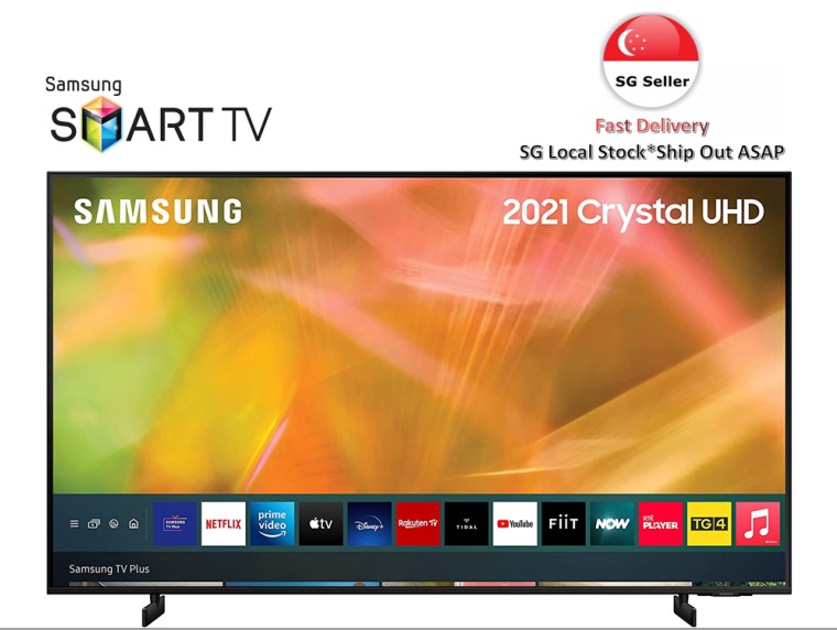 SAMSUNG Crystal UHD AU8000 Series 50AU8000 55AU8000 65AU8000 - 4K UHD HDR Smart TV 2021 MODEL ...