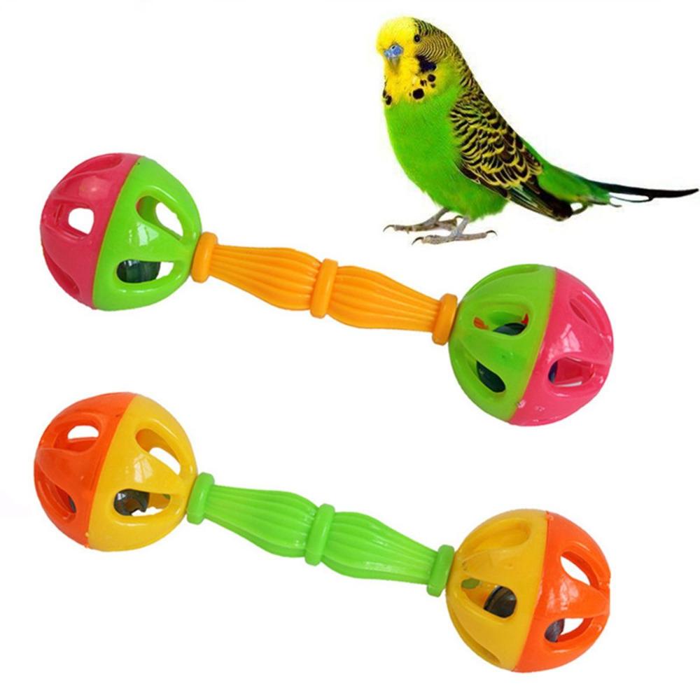 Creative Double-head Bite Resistant Hollow Bird Chewing Ball Bell ...