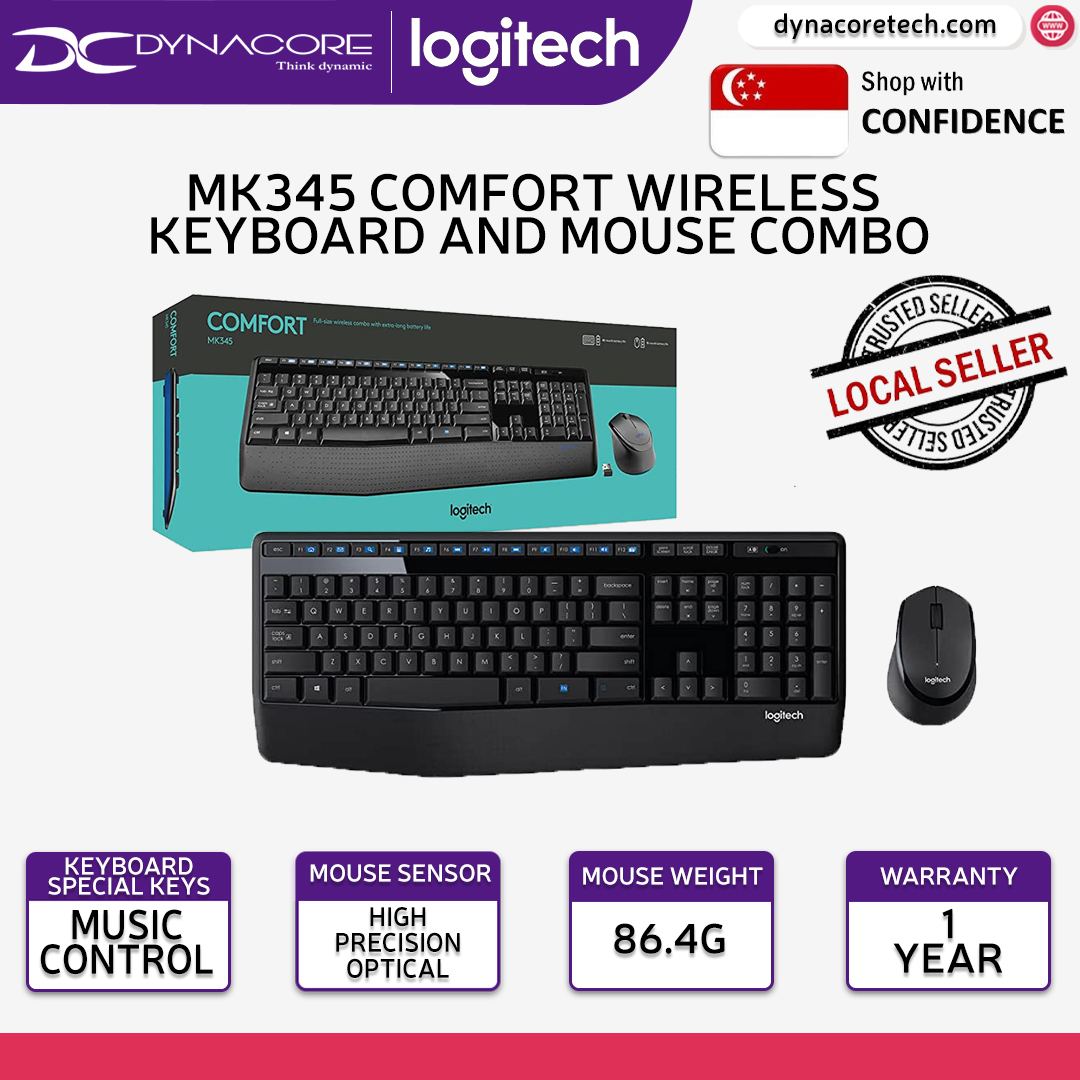Dynacore Logitech Mk220 Mk270r Mk295 Mk345 Wireless Keyboard And Mouse Combo Lazada