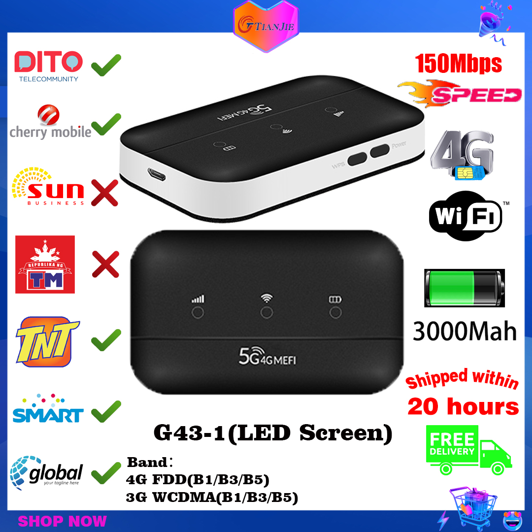 【Modified】4G Wifi Router Unlock Sim Card Modem Wi-fi Wireless150Mbps ...