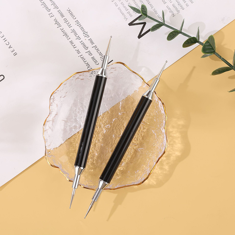 1pcs Nail Art Dotting Pen Tool Double-Ended Painting Embossing Stylus ...