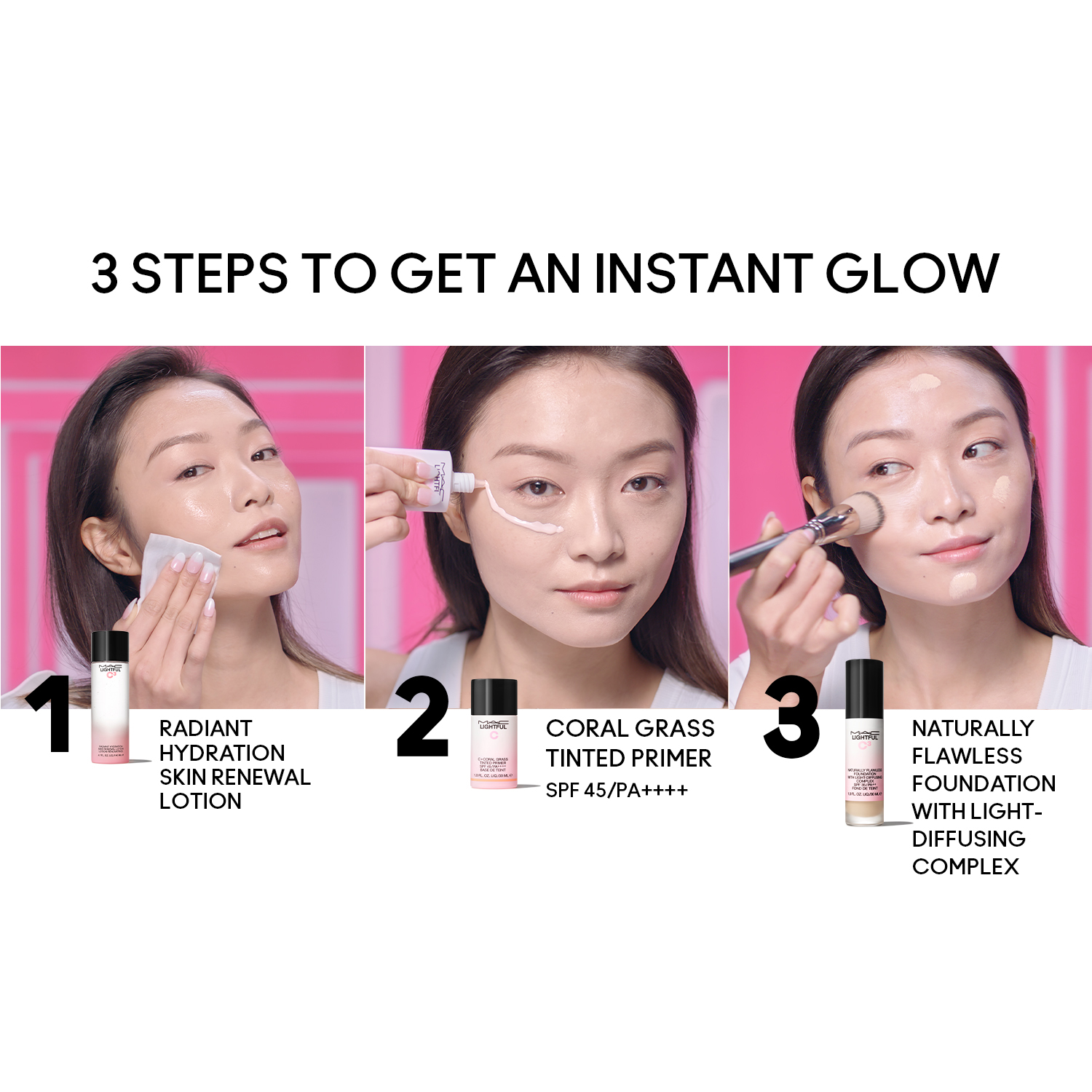 MAC Lightful C3 Radiant Hydration Skin Renewal Lotion 140ML แมค น้ำตบ ...