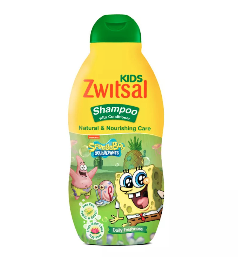 Zwitsal Kids Shampoo and Conditioner 180ml Spongebob Edition Shampoo ...