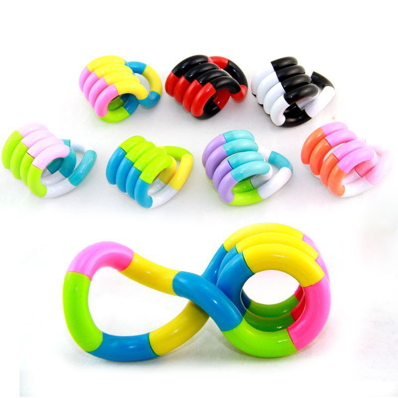 【Must-have】 Fidget Anti Stress Soild Color Twist Child Deformation Rope ...