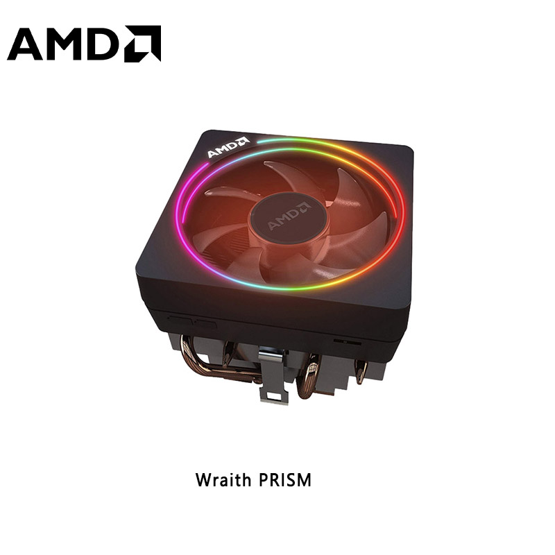 AMD Ryzen Wraith Cooler Fan Original New STEALTH PRISM RGB for R5 R7 R9 ...