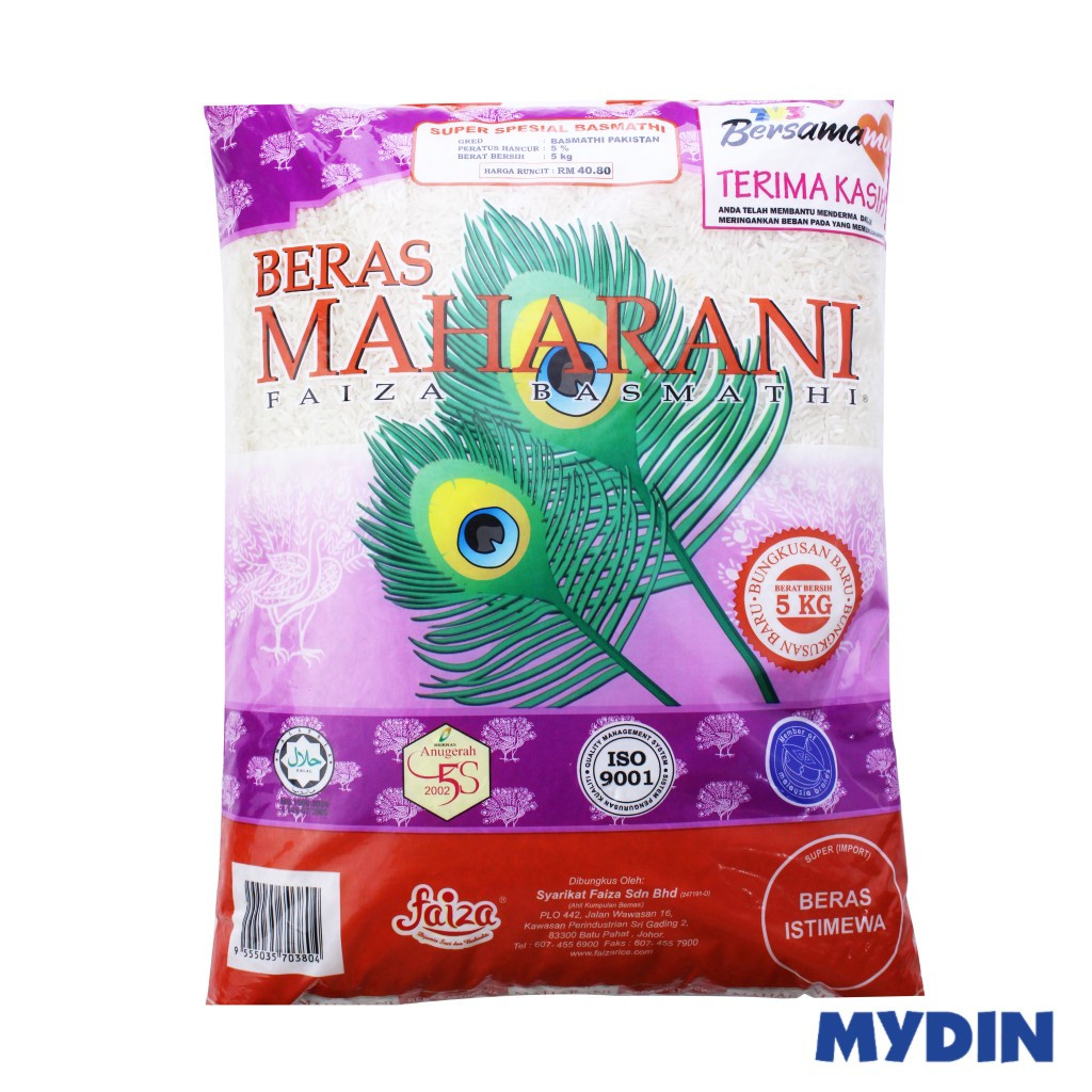 Faiza Maharani Basmathi Rice (5kg) | Lazada