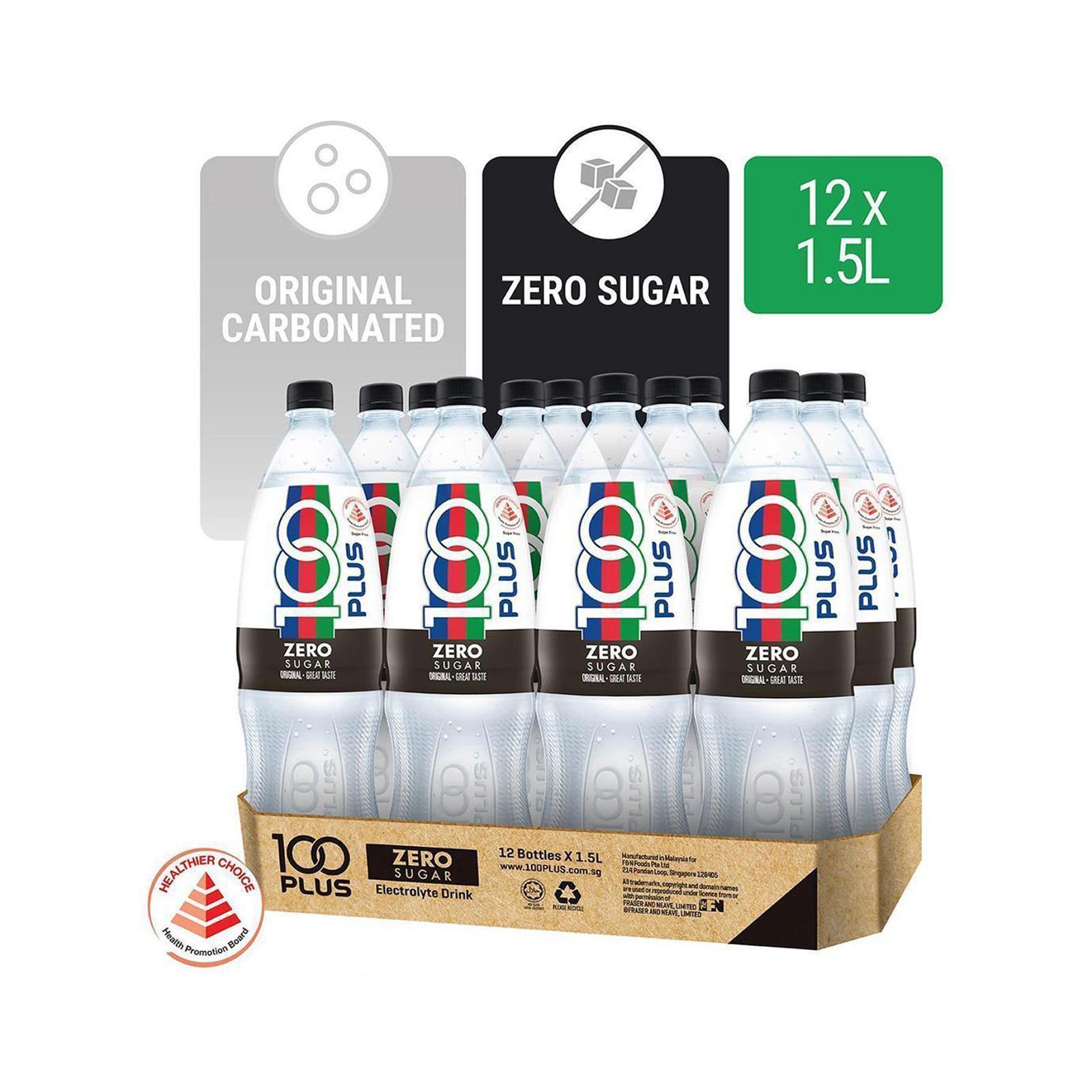 100PLUS Zero Sugar Isotonic Drink 1.5L x 12 | Lazada Singapore