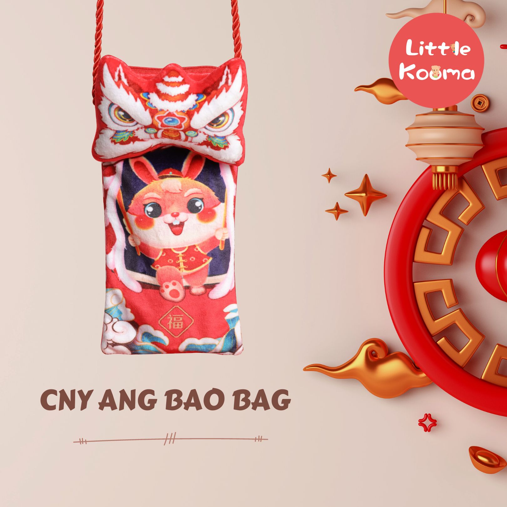 Limited Edition Ang Bao Pouch Rabbit Year CNY Chinese New Year With ...