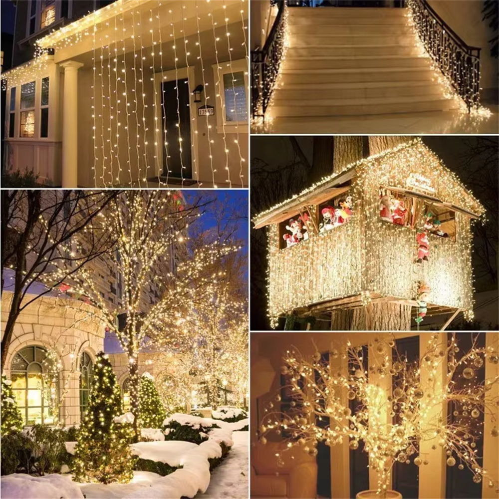 Garland Led String 110V 220V Outdoor Waterproof Holiday String Lights ...