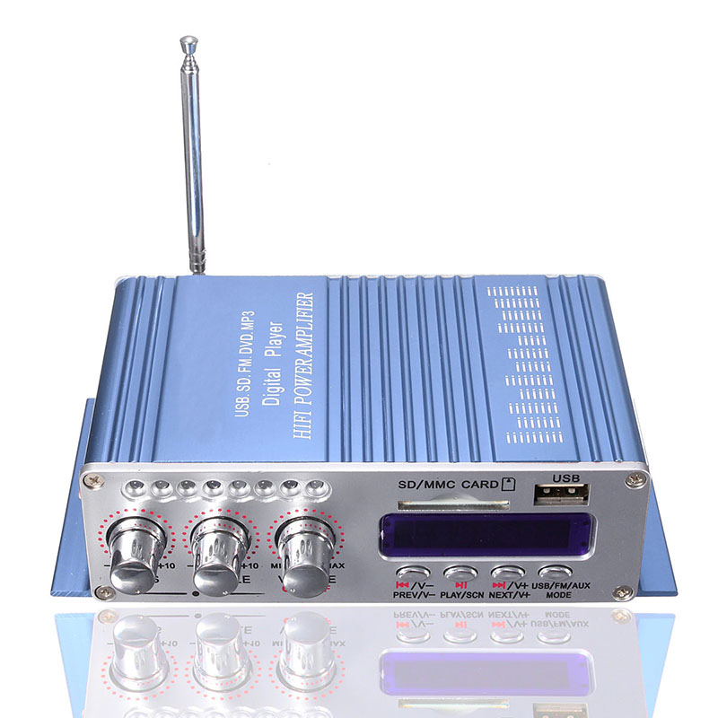 2CH Hi-Fi New Stereo Booster DVD FM Universal Serial Bus SD MP3 Speaker ...