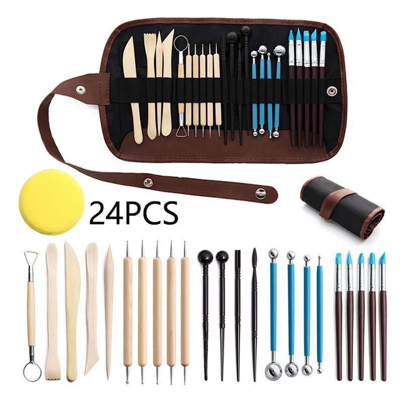 Radius K 25 Pcs Arts Crafts Clay Sculpting Tools Set Modeling Carving ...