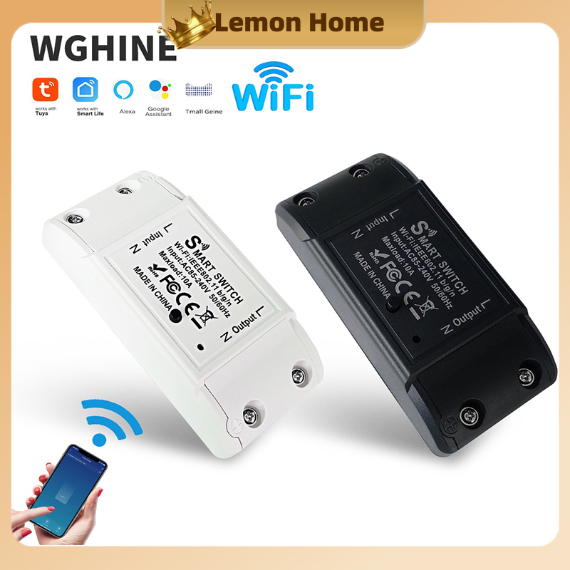 Tuya WiFi Switch DIY Wireless Switch Breaker Smart Wireless Switch LED Light Switch Smart Life ...