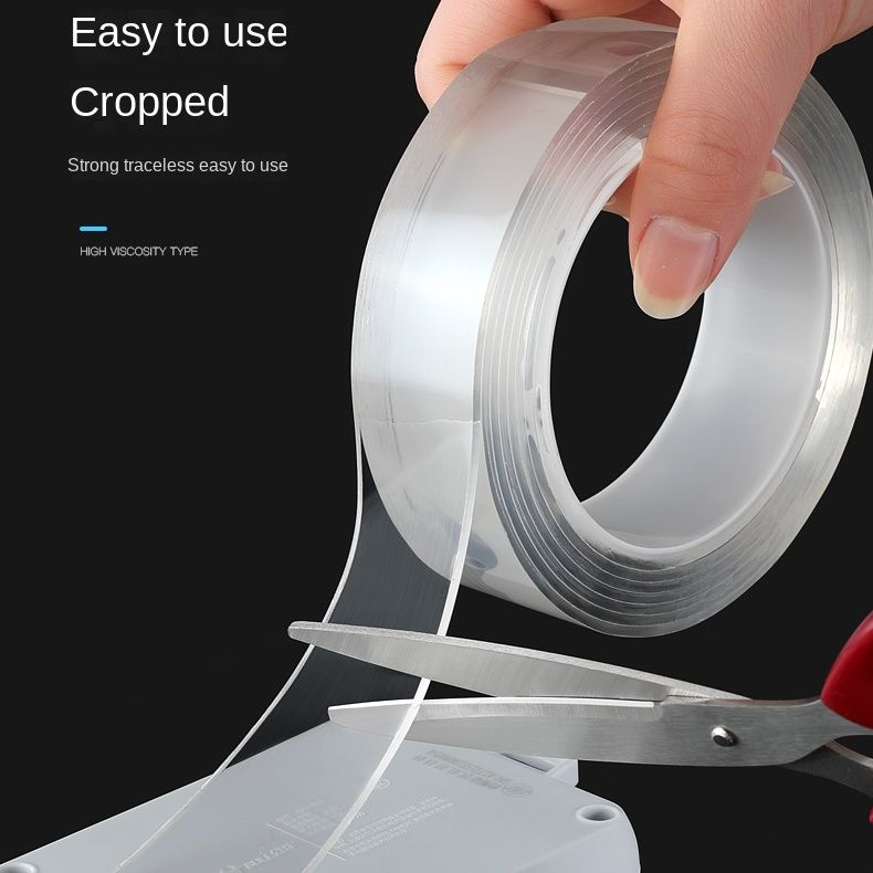 🇸🇬【SG stock】Double Sided Tape Removable Reusable Nano Tape Waterproof Adhesive Tape Multi ...