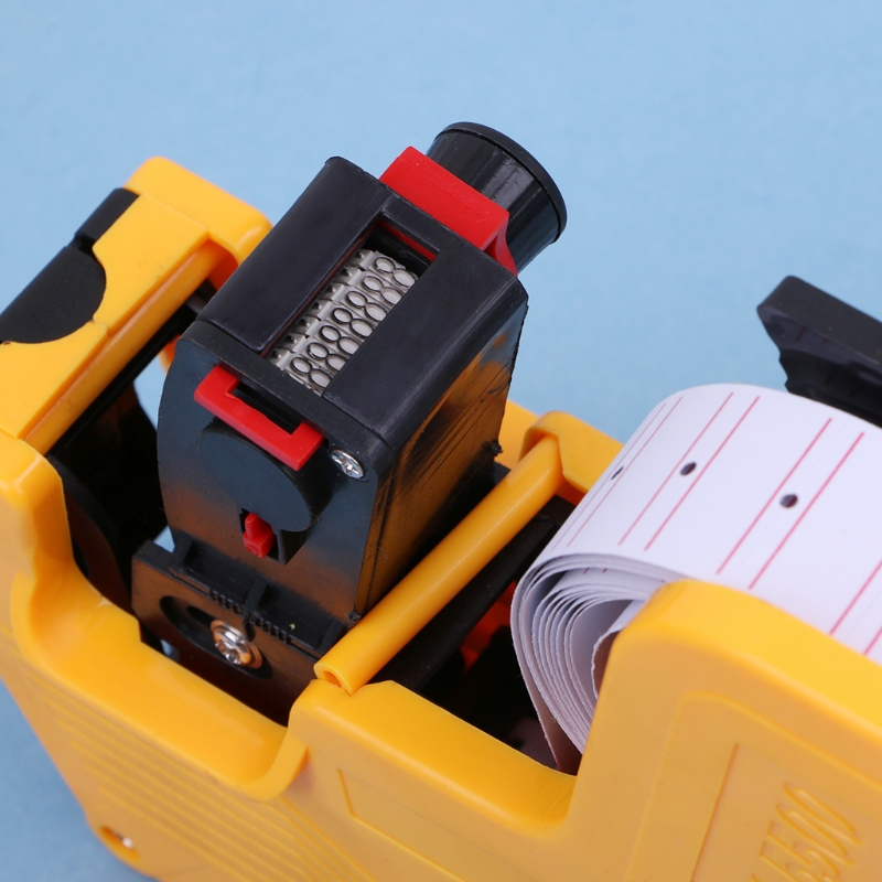 MX-5500 8 Digits Tag Labeler Labeller Stickers Paper Ink Roll D5QC ...
