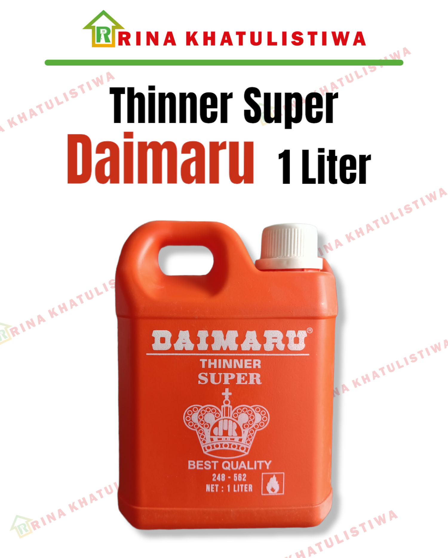 Thinner Super Daimaru 1 Liter | Tiner Super Daimaru | Pengencer Cat ...
