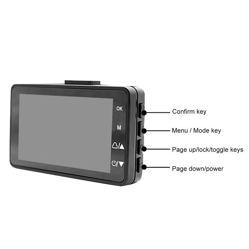 Motorcycle Camera Recorder 3.0 Inch WiFi GPS Dual Camera 720P Full HD ...