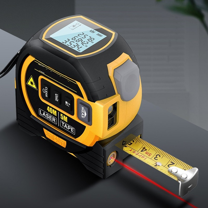 Mileseey DT11 Laser Tape Measure,40M 2 In 1 Digital Laser Meter ,Laser ...