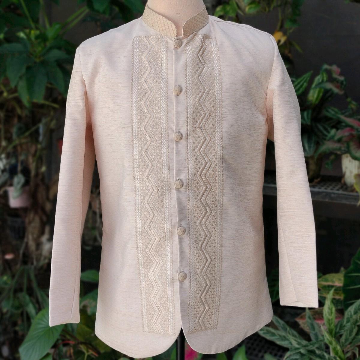 Coat Barong for Men | Wedding Attire for Men | Oath Taking Coat Barong ...