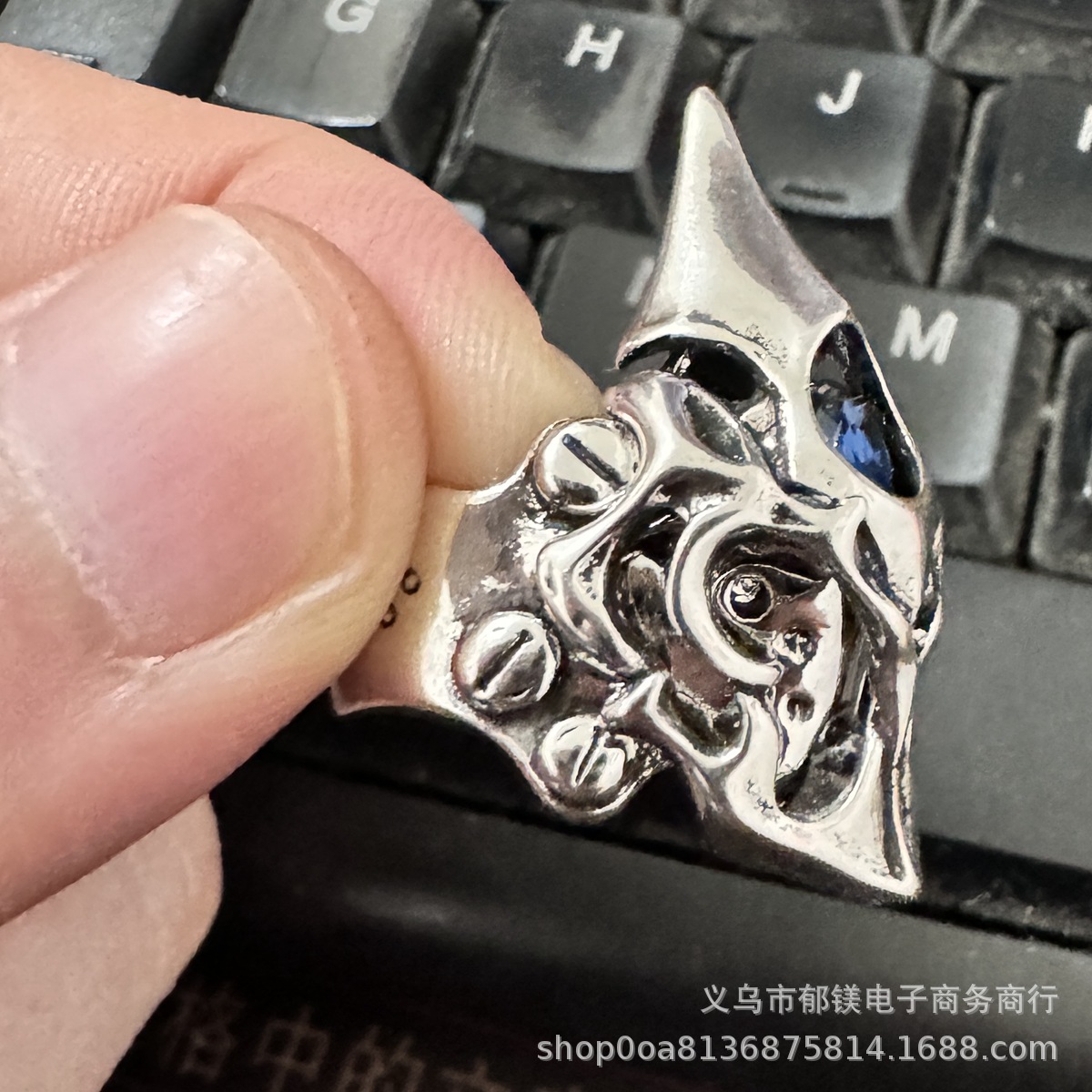 【Mega Sale】New Detachable Face Mecha Helmet Ring Men's Single Ring ...