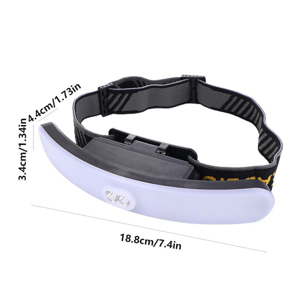 Head Torch USB Rechargeable LED Headlamp 6 Modes Shadowless Nail Art ...