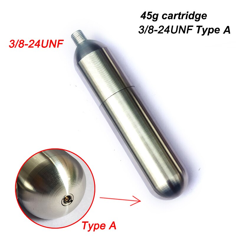 Rechargeable Cylinder Co2 Cartridge for Swimming Pool Co2 Capsule 45g ...