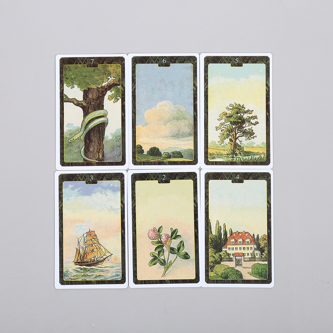 【Hot demand】【Hot demand】Mini lenormand oracle cards with paper manual ...