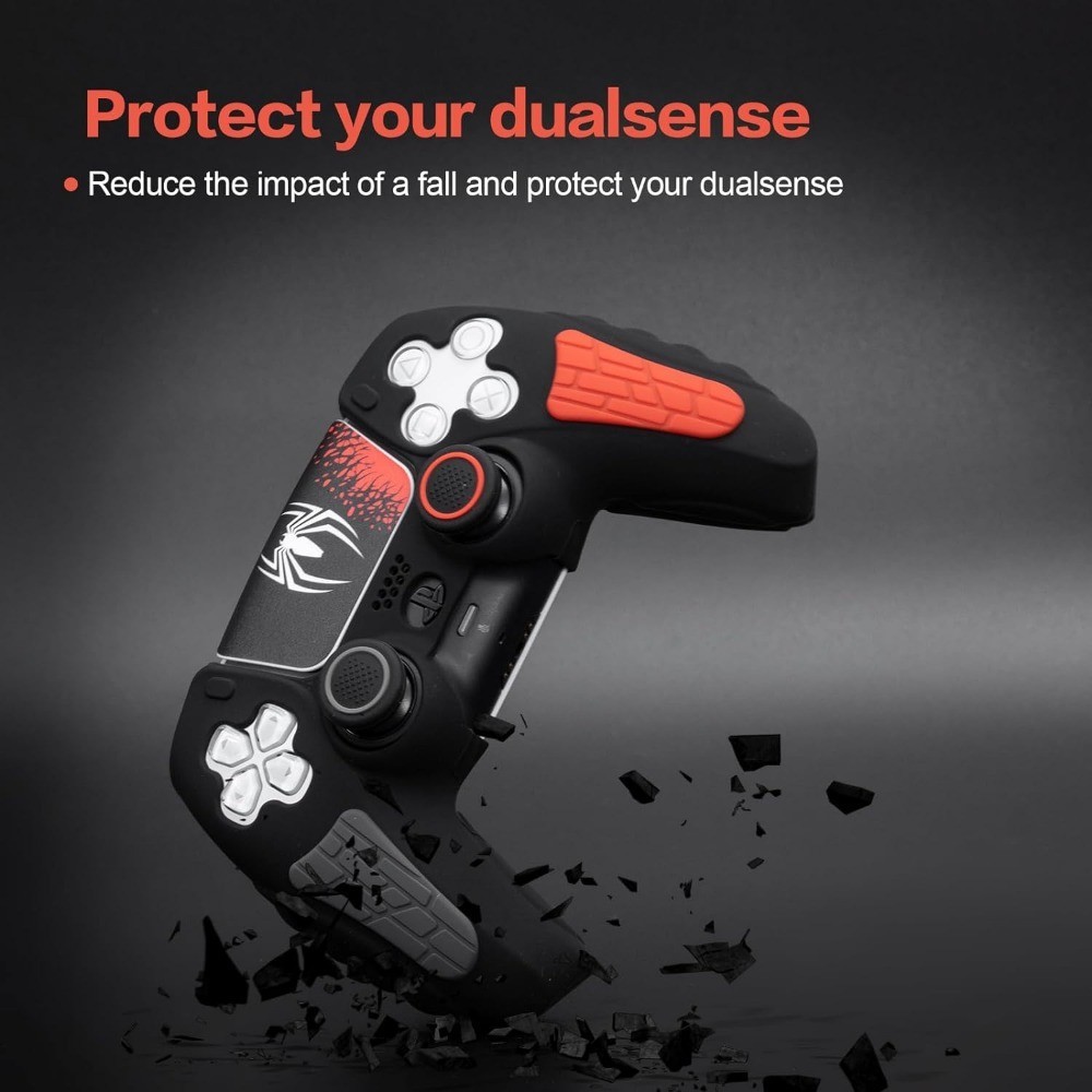 For Playstation 5 Controller Cover Case, Anti-Slip Silicone Cover Skin ...
