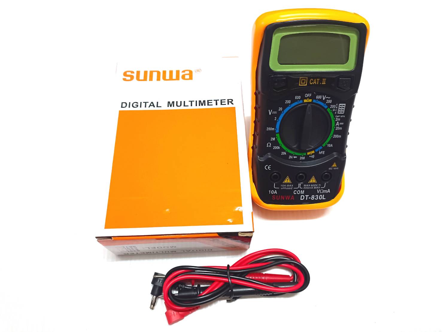 Sunwa DT-830L จอ LED Digital Multimeter มัลติมิเตอร์ดิจิตอล มิเตอร์วัดไฟ ดิจิตอลมัลติมิเตอร์ มิ ...