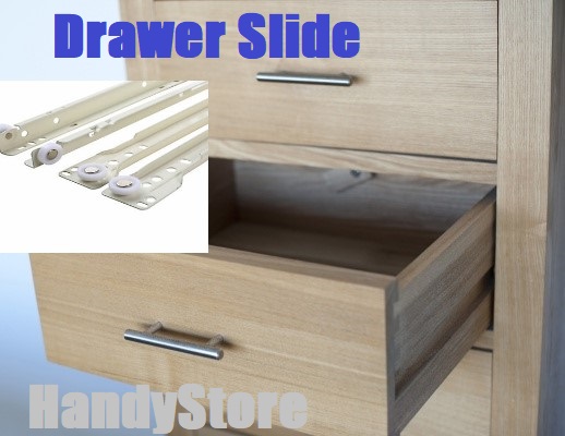 Drawer Rail Slider Drawer Slide Runner/ Drawer Left Right Track/ Slide ...