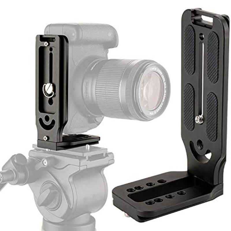 Universal Camera L Bracket Quick Release L Plate 1/4 Inch Screw Swiss ...