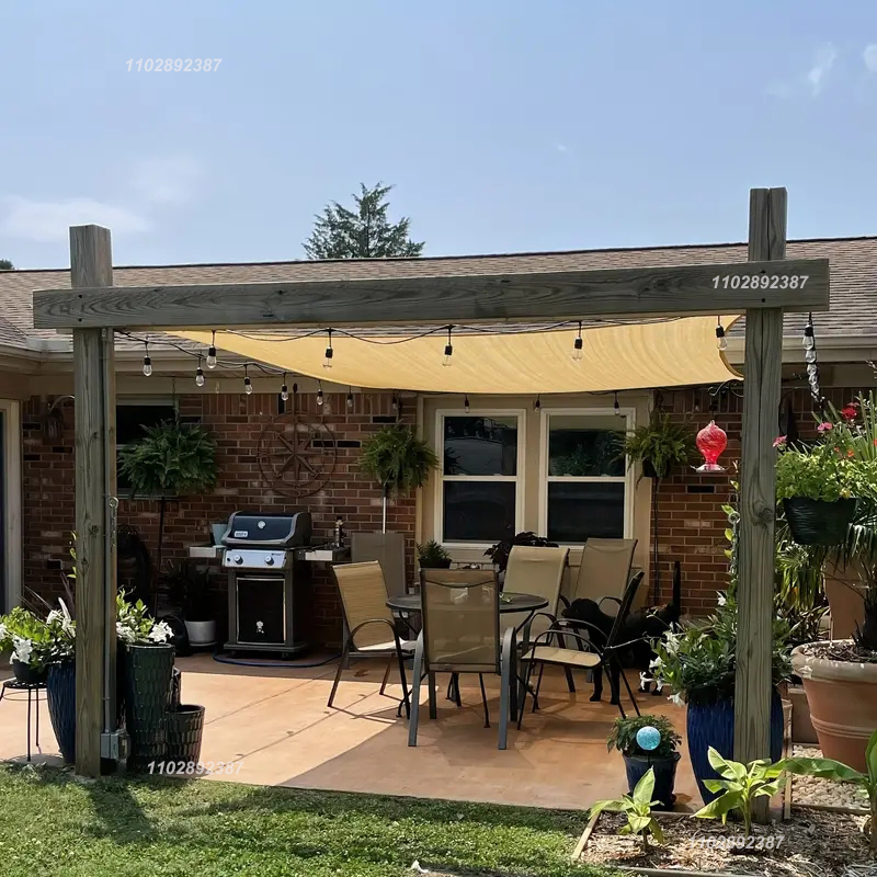 Beige shading net, UV protection, plant shed, outdoor sunshade, mesh ...