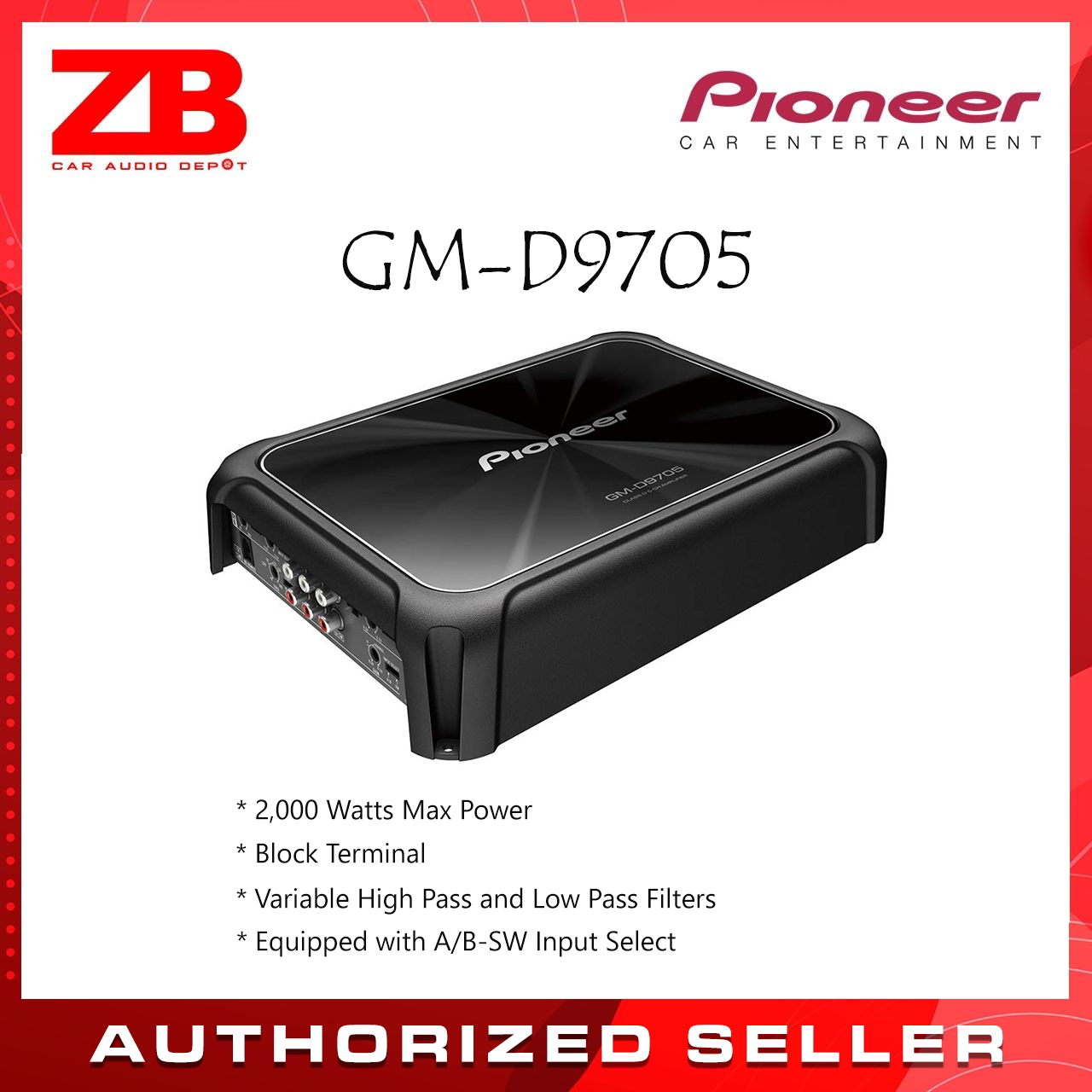 Pioneer GM-D9705 Class D 5-Channel Amplifier | Lazada PH