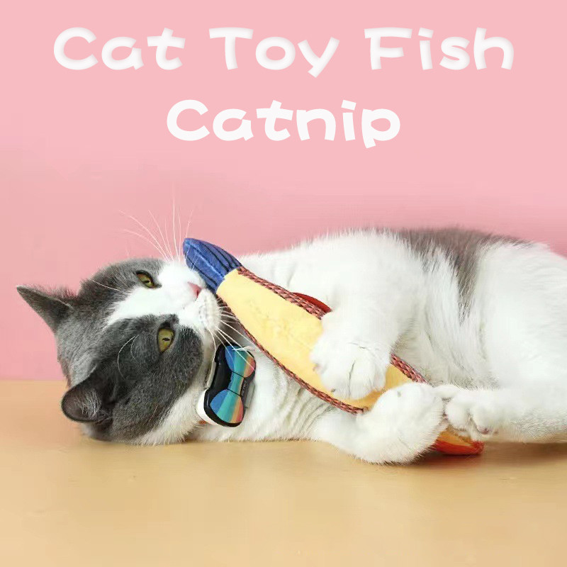 Cat Simulation Toy Mint Sound-Making Funny Cat Relieving Stuffy Kittens ...