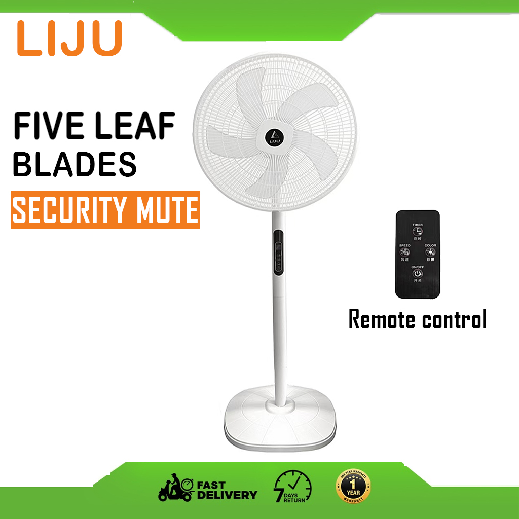 16-Inch Electric stand Fan 8-Speed Pedestal Floor Fan, Standing Fan for ...