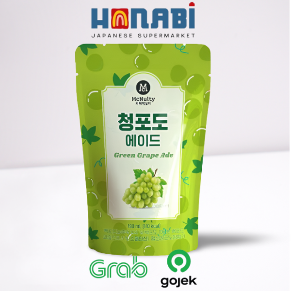 McNulty Green Grape Ade Drink 190ml - Minuman Rasa Anggur Hijau Made In ...