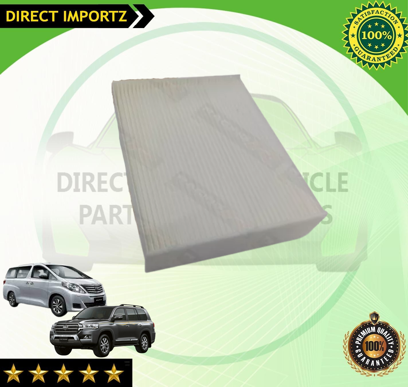 Cabin Filter ( 87139-50060 ) Fitted for Toyota Alphard (2008 - 2015 ...