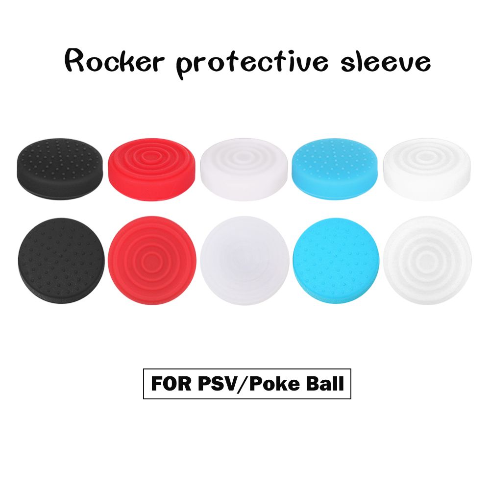 6pcs Silicone Thumbstick Grip Cap Joystick Analog Protective Cover Case ...