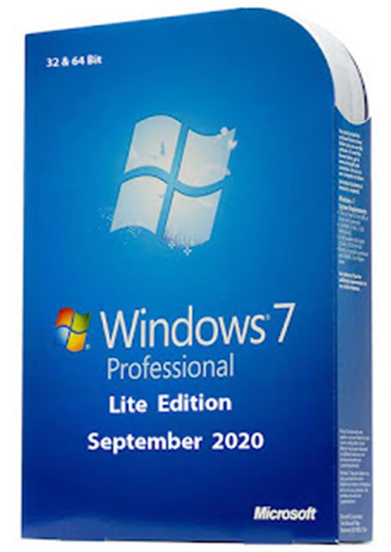 แผ่นโปรแกรม Win 7 Pro SP1 64*32 bit วินโดว์ 7 โปร ไลท์ อิดิชั่น เบาๆ ...