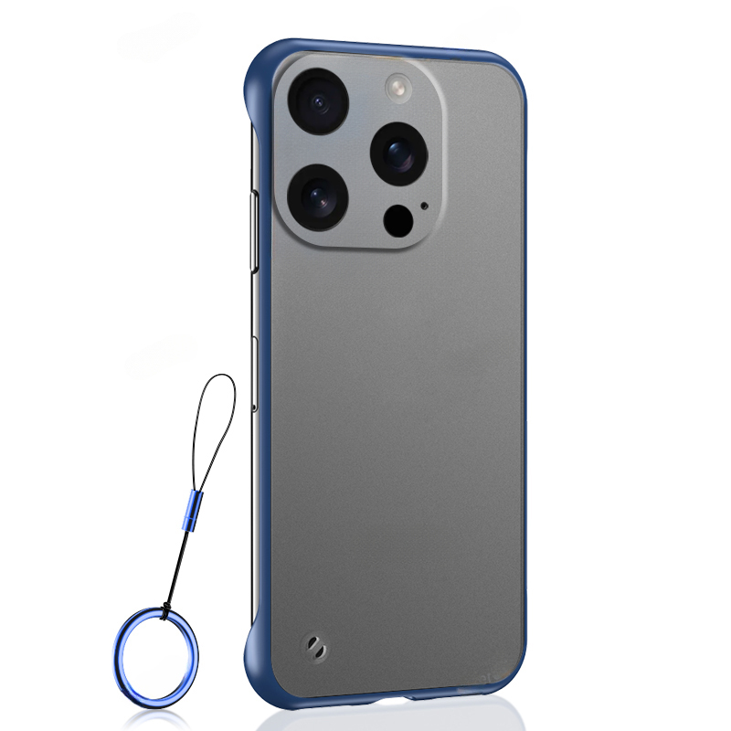 For iPhone 16 case Ultra Thin Frameless Case Matte Heat Ring For iPhone ...